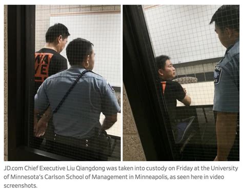 刘强东事件被捕手铐照曝光或涉嫌强奸重罪警方