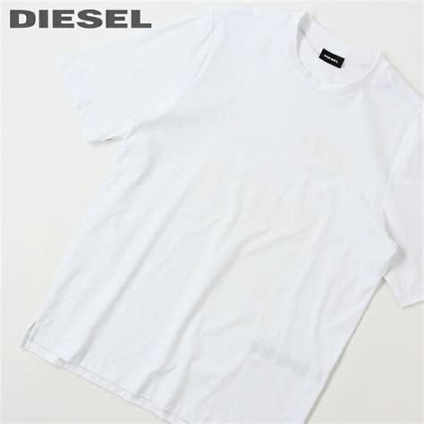 【楽天市場】 Diesel ディーゼル メンズ ラバーロゴプリント クルーネック 半袖tシャツ カットソー【t Goran A1】【サイズxs