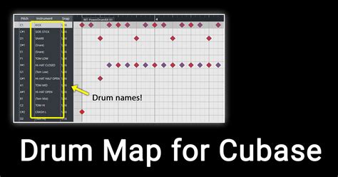 Cubase How To Load A Drum Map