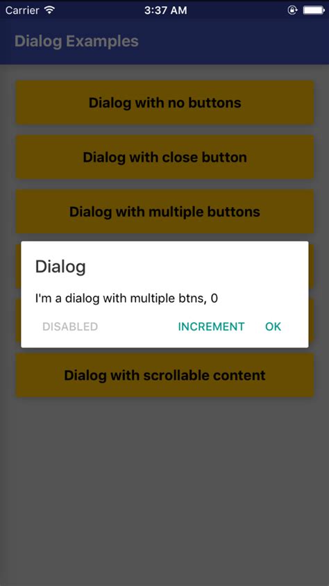 Github Ahmedlhanafy React Native Md Dialog Make Beautiful Material Design Dialogs For Both