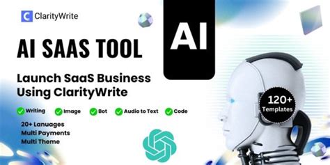 Claritywrite Ai Saas Tool Laravel By Claritywrite Codester