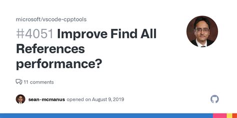 Improve Find All References Performance · Issue 4051 · Microsoftvscode Cpptools · Github