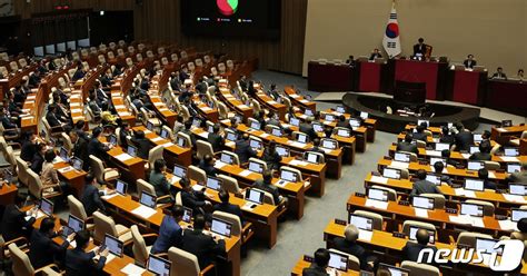 노란봉투법·방송3법 본회의 상정여야 13일까지 필리버스터 격돌