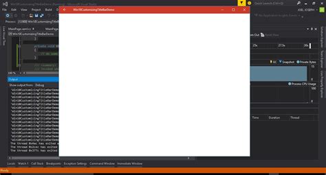 Customizing Title Bar And Status Bar In Universal Windows Platform
