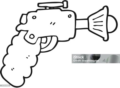 말풍선이 있는 Ray 총 귀여운에 대한 스톡 벡터 아트 및 기타 이미지 귀여운 낙서 드로잉 만화 Istock