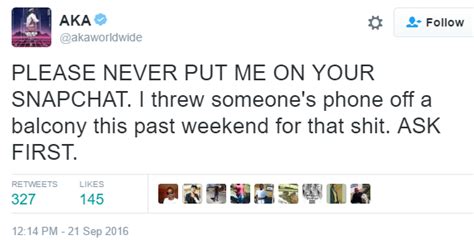 Sa Rapper Aka Warns Fans Not To Record Snapchat Video Of Him Or Face