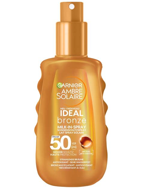 Ambre Solaire Ideal Bronze Sonnenschutzspray LSF 50 | Garnier