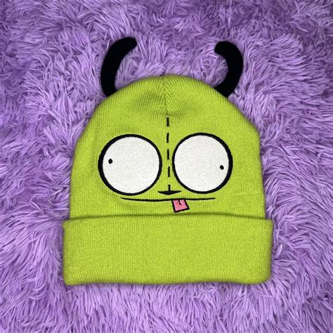 Invader Zim Gir Face Beanie Emo Scene Depop