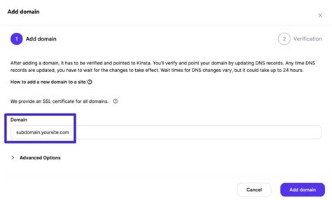 How To Install Wordpress On Subdomain Kinsta