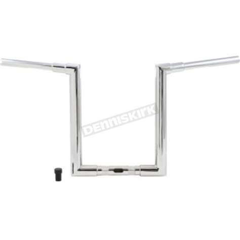 Burly Brand Chrome Jason Handlebar W 14 In Rise B12 6091C Harley