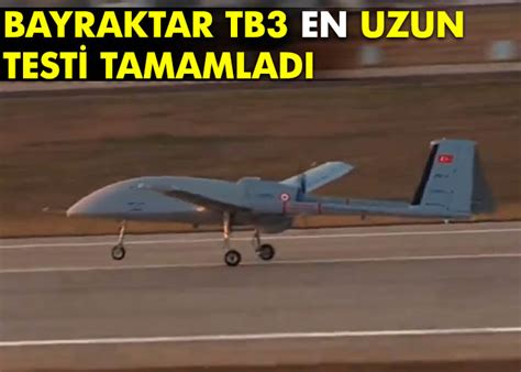 Bayraktar TB3ten 32 saatlik test uçuşu AirTurkHaber