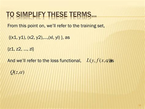 ppt statistical learning theory and classification based on support