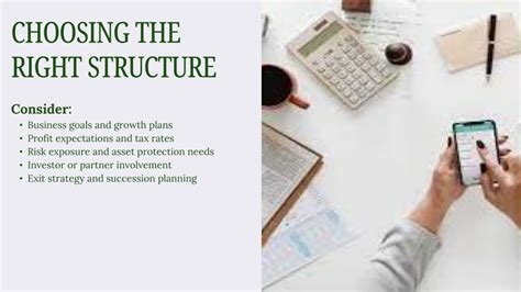 Ppt Business Structure Advice Choosing The Right Business Structure