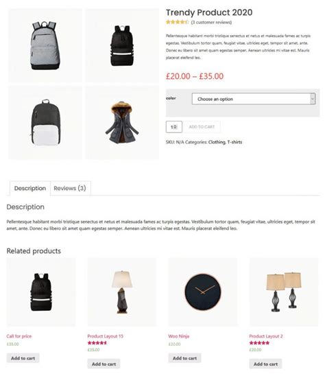 Custom Product Templates Woolentor