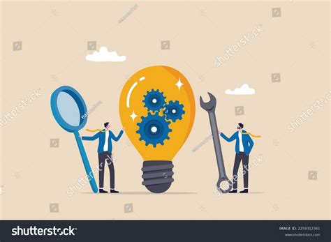 Product Development Research Optimize Development Process Arkivvektor Royaltyfri 2259312361