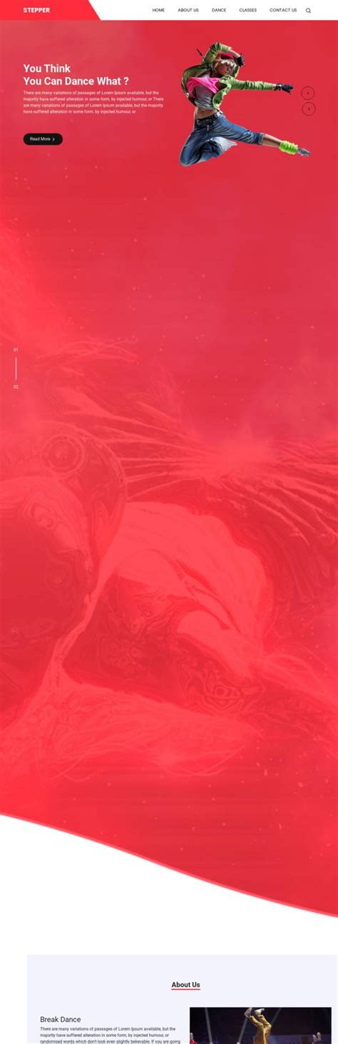 网页设计代码模板必备，舞蹈网站源码下载 17素材网