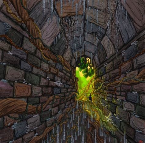 The Tunnel Drawing By Kevin Loftus Doodle Addicts