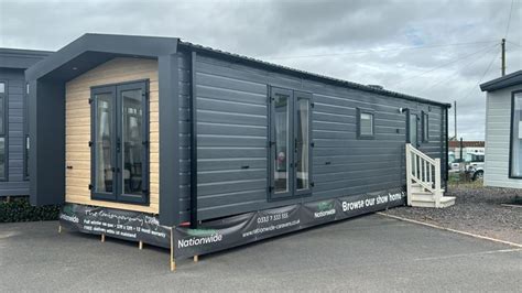 Static Lodge For Sale Off Site Nationwide Contemporary Lodge 37ftx12ft 2 Bed In Market