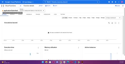 All My Cloud Functions Say Function Is Active But Last Deploy Failed
