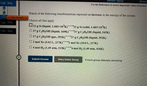 Solved 1 pts 2req (Review Topics [Refere Use the References | Chegg.com