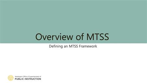 What Is A Multi Tiered System Of Supports Mtss Washington Ceedar