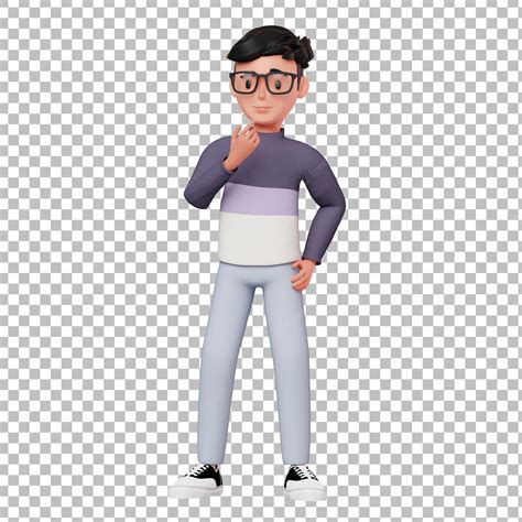 Premium Psd 3d Male Character