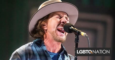 Pearl Jams Eddie Vedder Slams Harrison Butker “people Of Quality Do