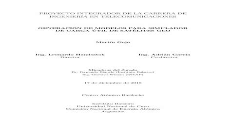 PROYECTO INTEGRADOR DE LA CARRERA DE INGENIER IA EN Ricabib Cab Cnea