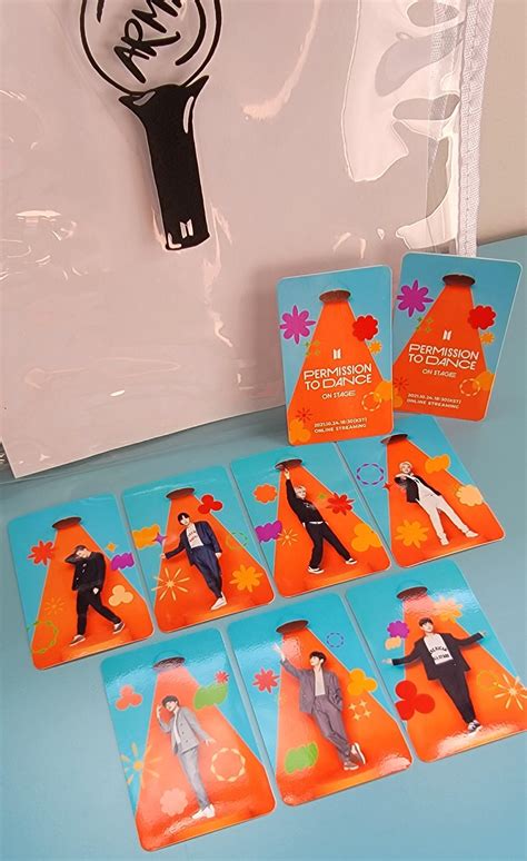 Bts Permission To Dance On Stage Photocards Stay Delulu