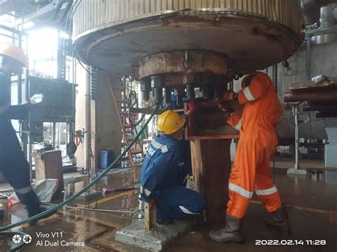 Flange Facing Machining Jasa Cold Cutting Bolting Sewa Rental