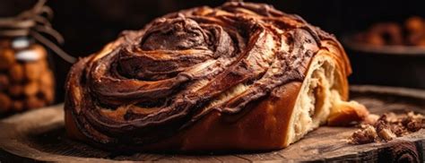 Premium Ai Image Babka Sweet Bread On Stone Rustic Pub Ukrainian