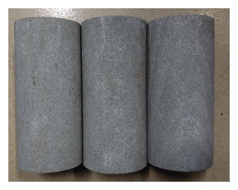 Rock Specimens Used In The Cyclic Loading Unloading Tests Of A Green