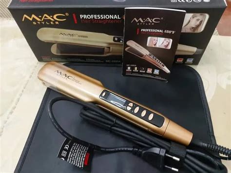 Mac Styler Hair Straightener Ironmac Heavy Duty Hair Iron Gold Mc