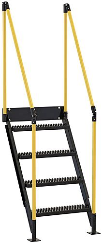 Modular Work Platform System Vestil Platform With Stairs Hof