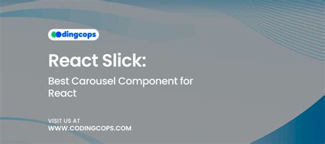 React Slick Best Carousel And Slider For React Apps