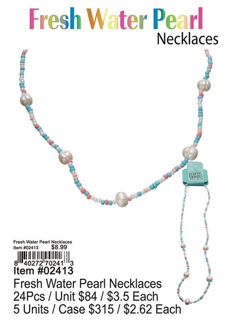 Fresh Water Pearl Necklace Puka Creations