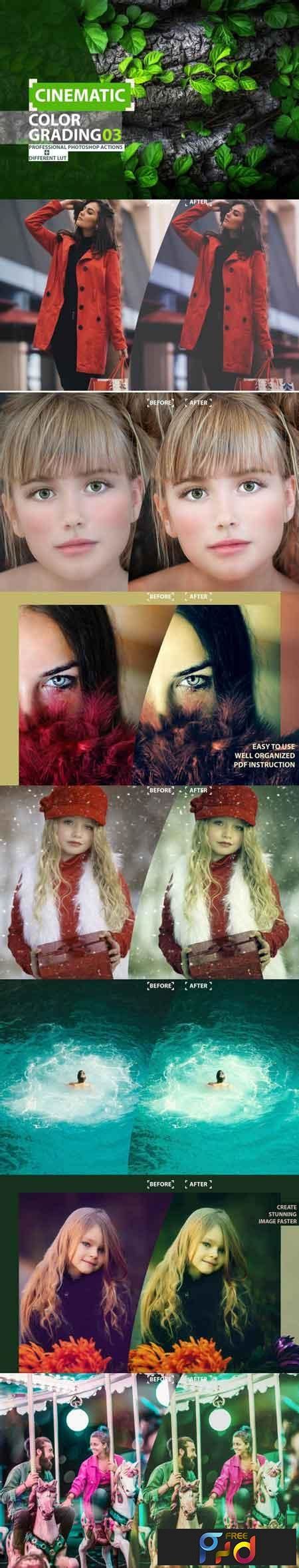 Cinematic Color Grading 03 Premium Photoshop Action 3521947 FreePSDvn