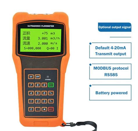 Handheld Water Flow Meter Portable Handheld Flow Meter Ultrasonic