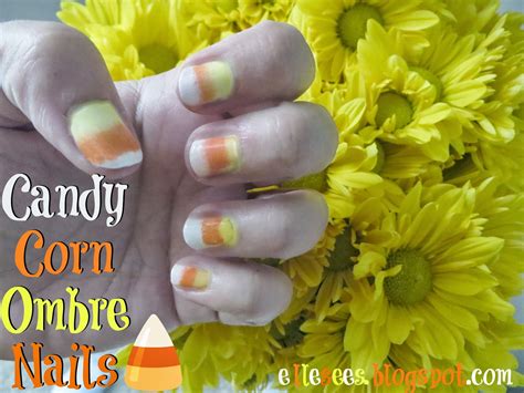 Elle Sees Beauty Blogger In Atlanta Diy Candy Corn Ombre Nails Plus