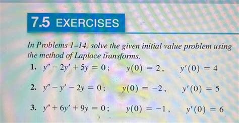 solved in problems 1 14 solve the given initial value