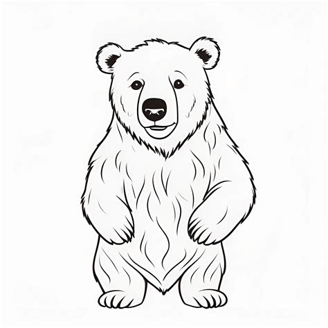 Cute Cartoon Bear Illustration Free Download Ai Scribbles