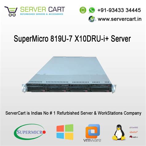 Supports Up To 3tb Of Memory Supermicro Cse 819u 7 X10dru I Server At