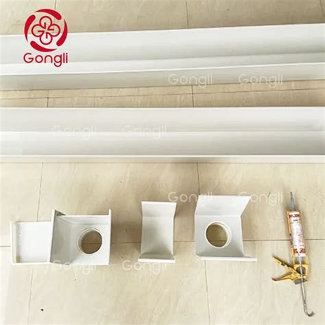 Pvc Rain Gutter For Buildings Roofing Rainwater Drainage Systempvc