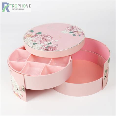 China Round Flower Paper Boxes Suppliers Dongguan Rophone Packing
