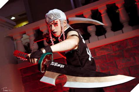 Cosplay Âm Trụ Uzui Tengen Trong Kimetsu No Yaiba Đẹp Nhất