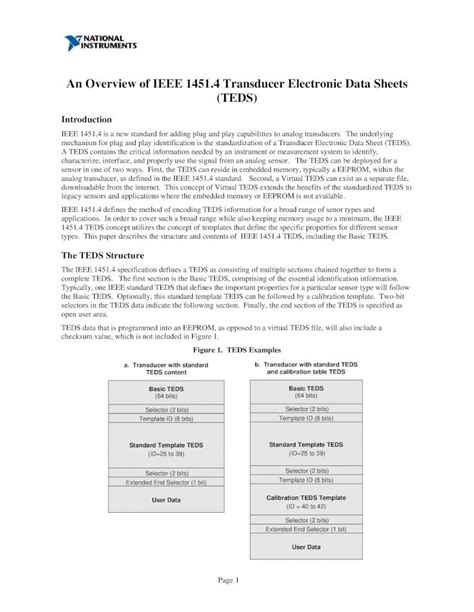 pdf an overview of ieee 1451 4 transducer electronic data · page