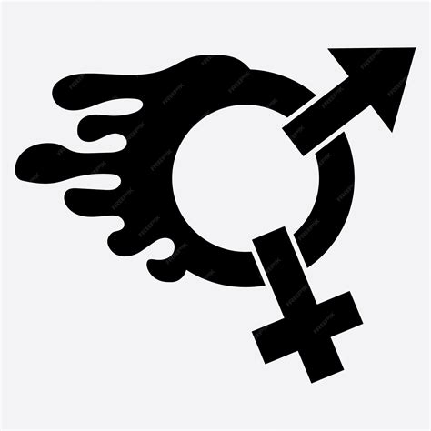 성별 일러스트 로고 프리미엄 벡터