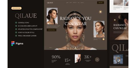 Jewelry Store Landing Page Figma
