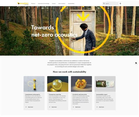 Ecophon Sustainability Acoustics Netzero Saint Gobain Ecophon Ab