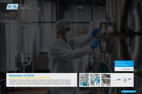 Memosens Cls82d Conductivity Sensor For Cip Kubtech Engineering Services Posted On The Topic